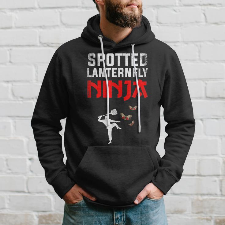 Spotted Lantern Fly Ninja Spotted Lanternfly Hoodie | Mazezy