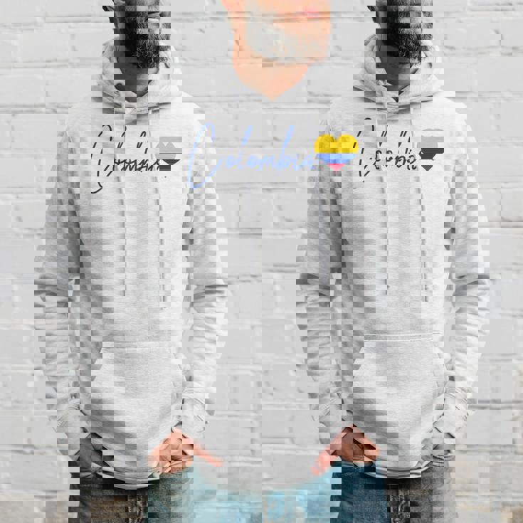 Colombia Heart Pride Colombian Flag Hoodie - Monsterry