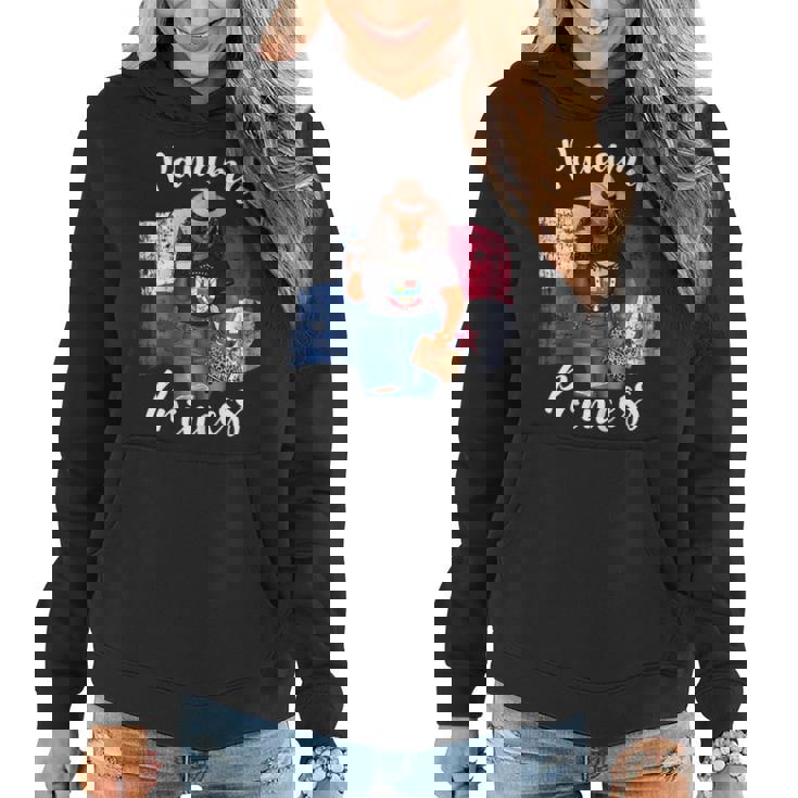 Panama Princess Loves Coffee Panamanian Afro Black Woman Women Hoodie ...