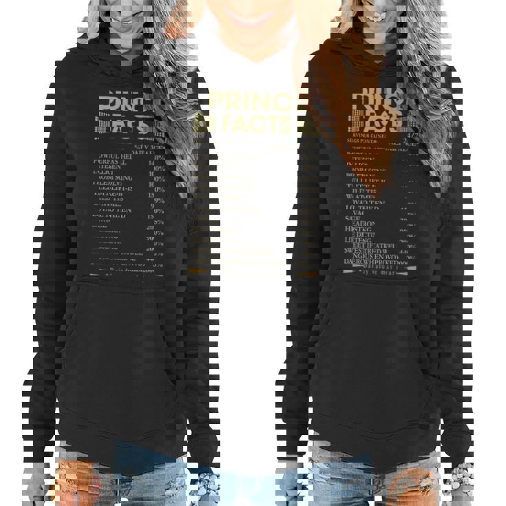 Prince Name Gift Prince Facts V2 Women Hoodie | Seseable