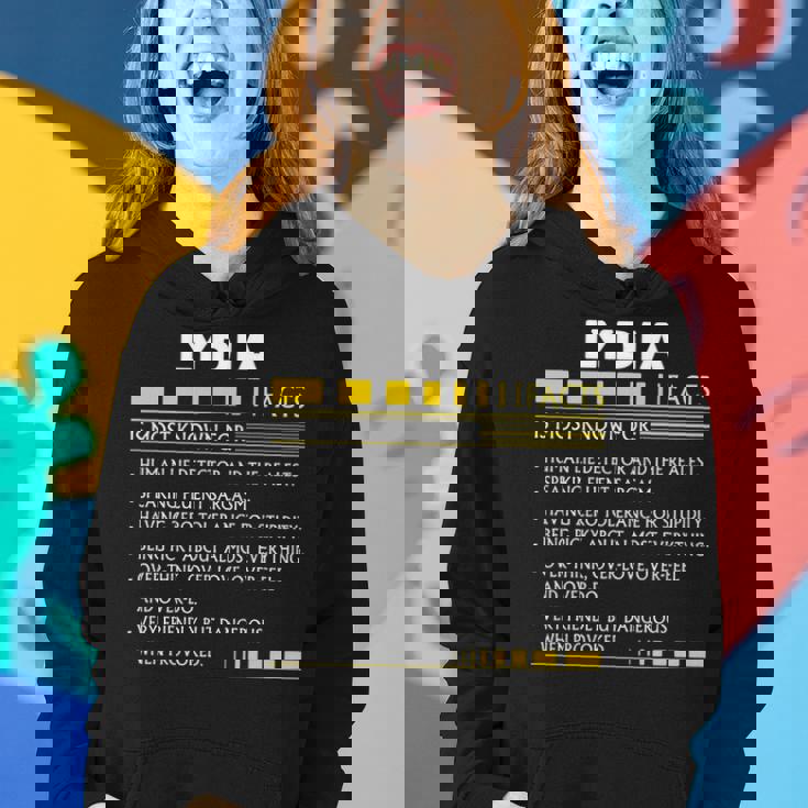 Lydia Name Gift Lydia Facts V2 Women Hoodie - Seseable