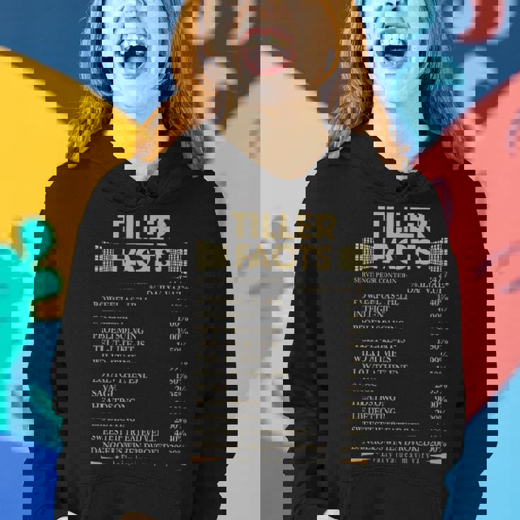 Tiller Name Gift Tiller Facts V2 Women Hoodie - Seseable