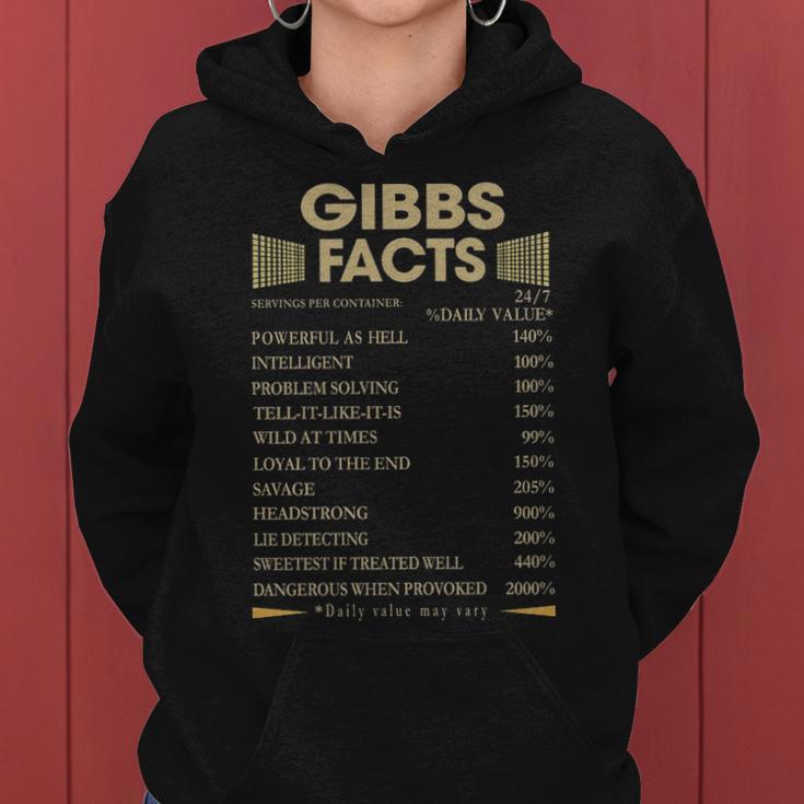 Gibbs Name Gift Gibbs Facts Women Hoodie - Seseable