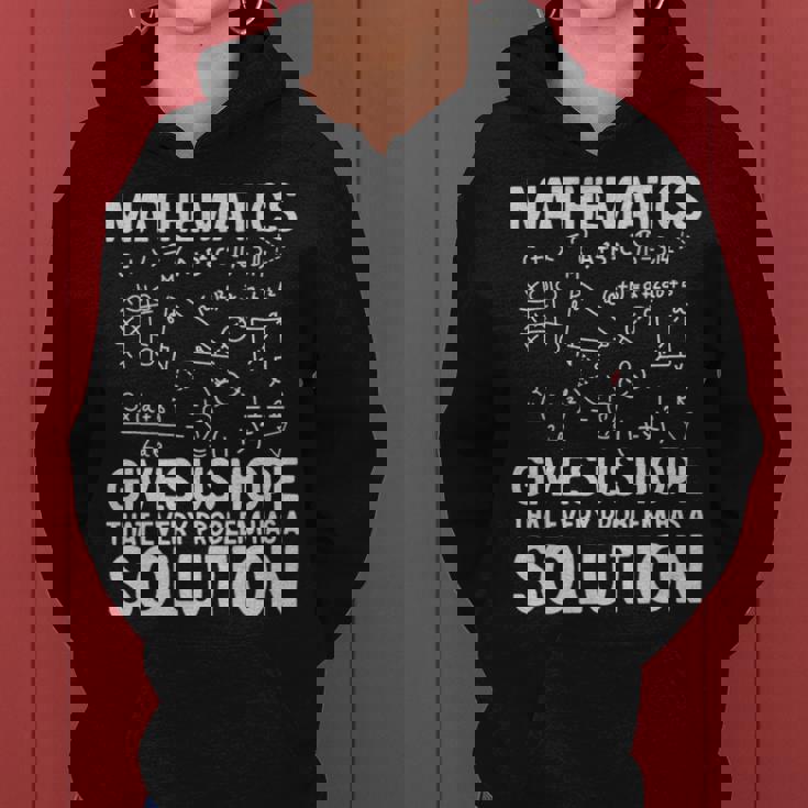 Mathematics Gives Us Hope That Every Problem Has A Solution Math Lover ...