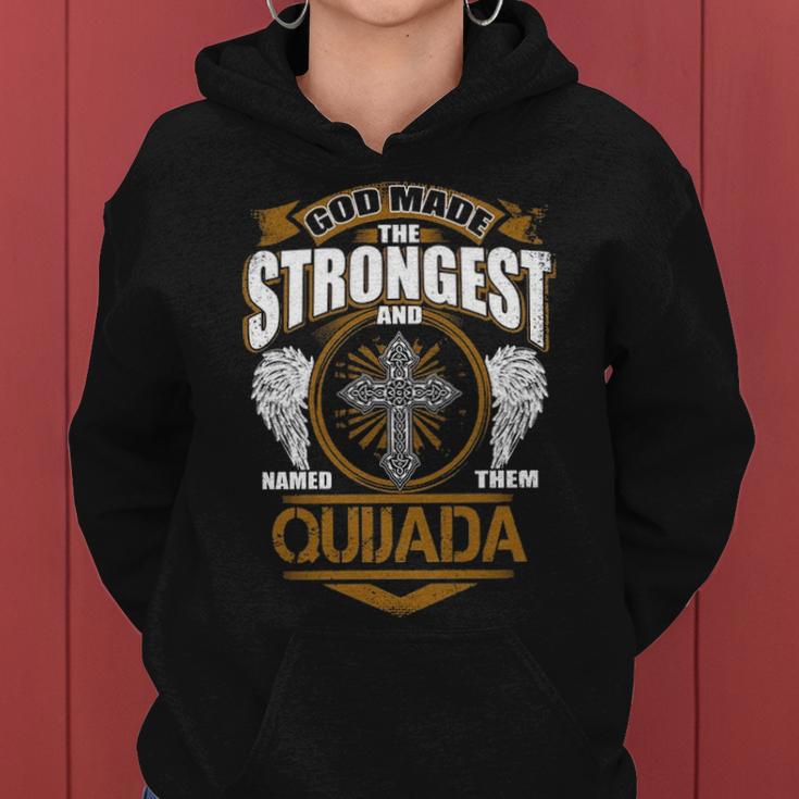Quijada Name Gift God Made Quijada Women Hoodie - Seseable