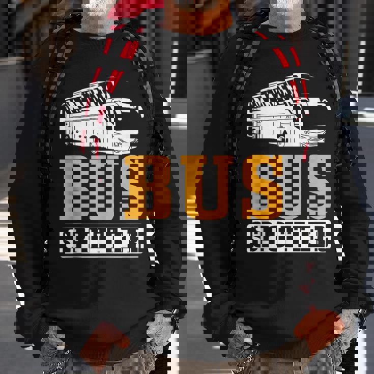 Bus Spotter Bus Spotting Busing Enthusiast Bus Spotter Sweatshirt | Mazezy