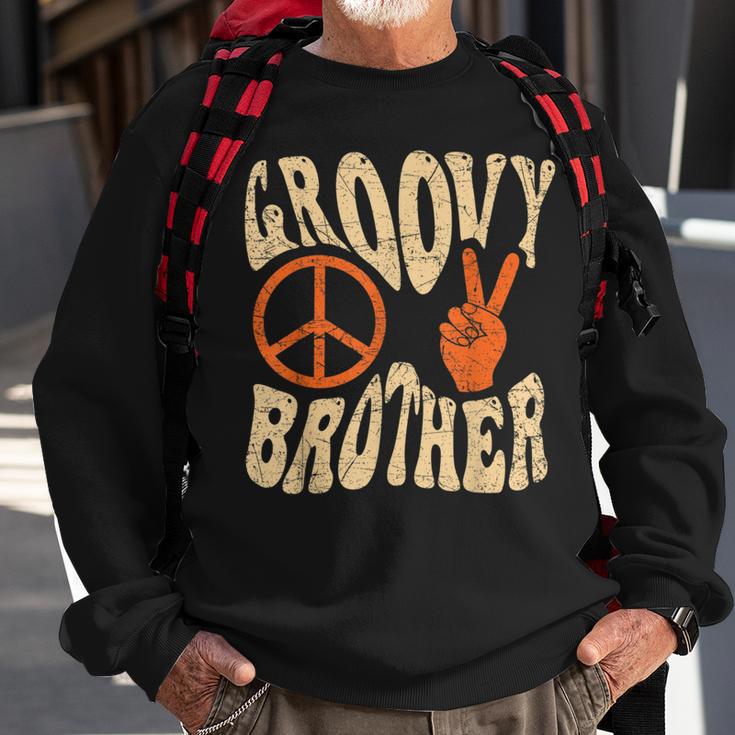 Groovy Brother 70S Aesthetic Nostalgia 1970S Retro Brother Sweatshirt ...