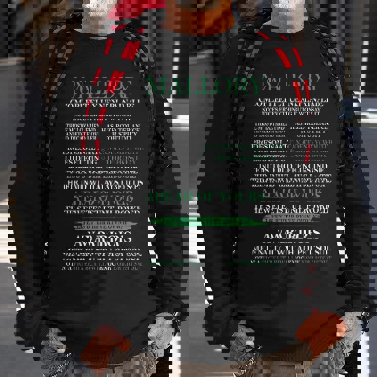 Mallory Name Gift Mallory Completely Unexplainable Sweatshirt - Seseable