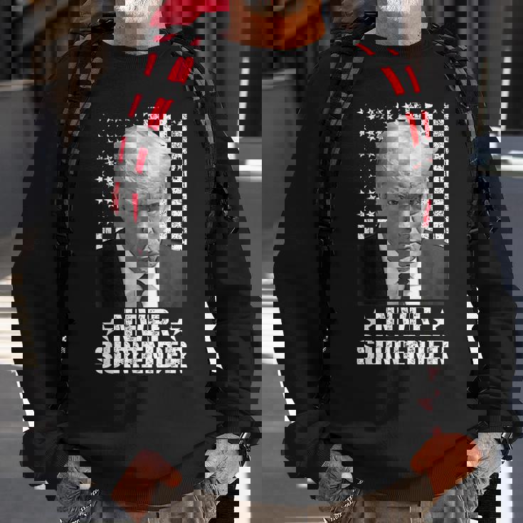 Shot T Vintage Never Surrender 2024 Sweatshirt | Mazezy