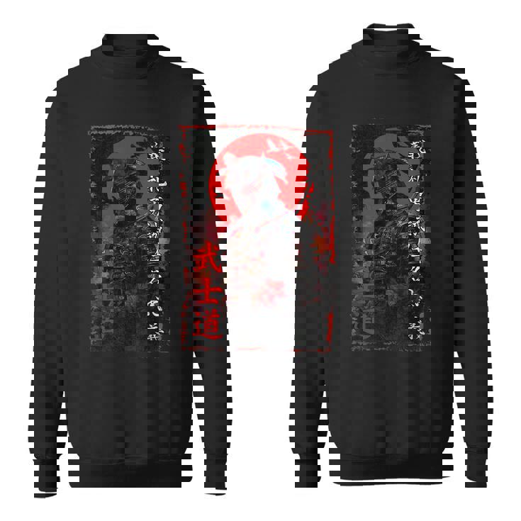 Ancient Japanese Samurai Bushido Code Warrior Sweatshirt - Seseable