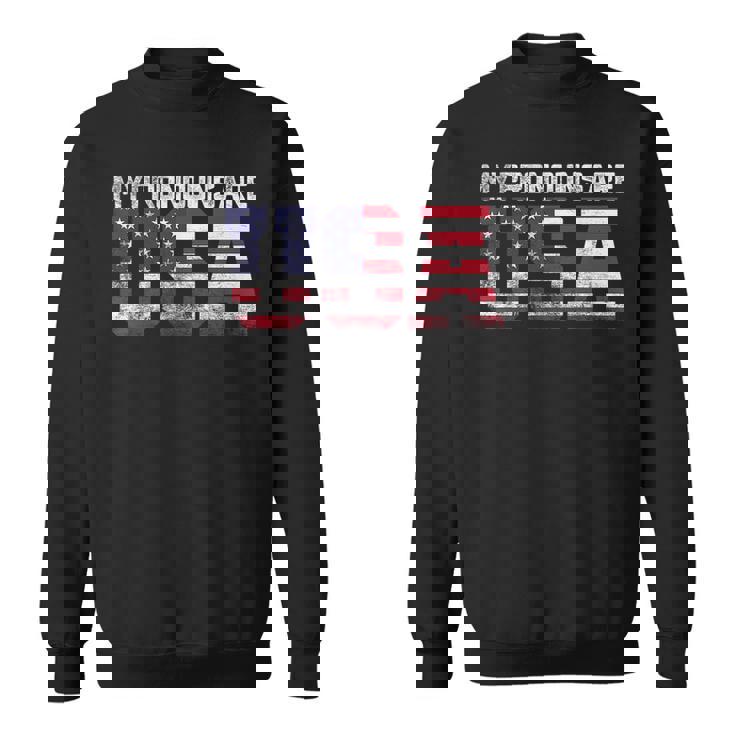 Retro Usa Flag Patriotic 4Th Of July My Pronouns Are Usa Patriotic ...