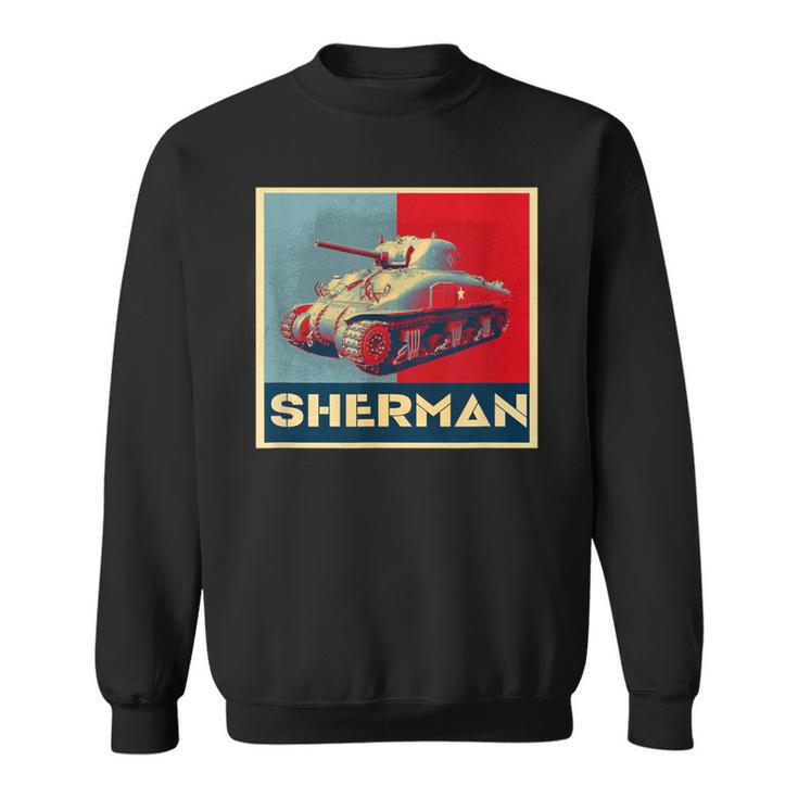 Sherman Tank Ww2 Usa Military American Armored Vehicle Afv Sweatshirt ...