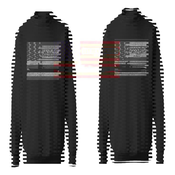 Uss Sea Poacher Ss-406 Ww2 Submarine Usa American Flag Sweatshirt | Mazezy