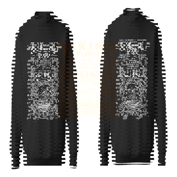 Viking Blood Runs Through My Veins Viking Ship Jelling Style Sweatshirt ...