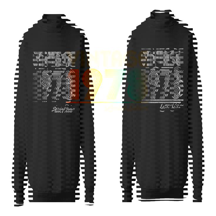 Vintage 1978 Retro Classic Style 45Th Birthday Born In 1978 Sweatshirt ...