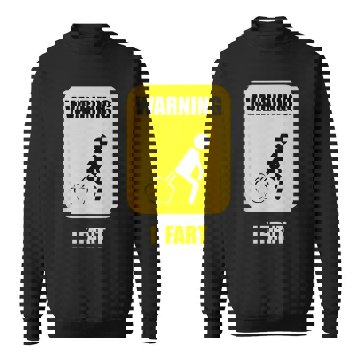 Warning I Fart Fart Zone Gassy Farting Gag Men's T-shirt Back Print ...