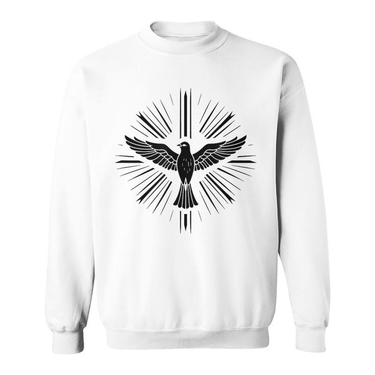 Holy Spirit Dove Praise Jesus Pentecost Sweatshirt | Seseable