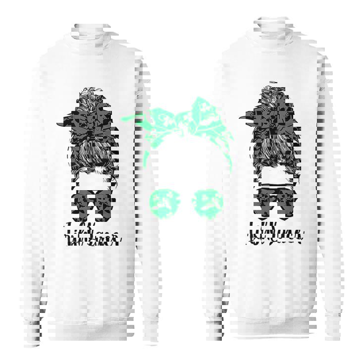 Irish Dancer Messy Bun Irish Dance Irish Dancing Sweatshirt - Seseable