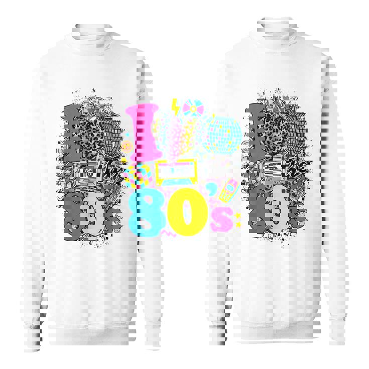 This Is My 80S Costume Outfit Gifts Eighties Retro Party Sweatshirt ...
