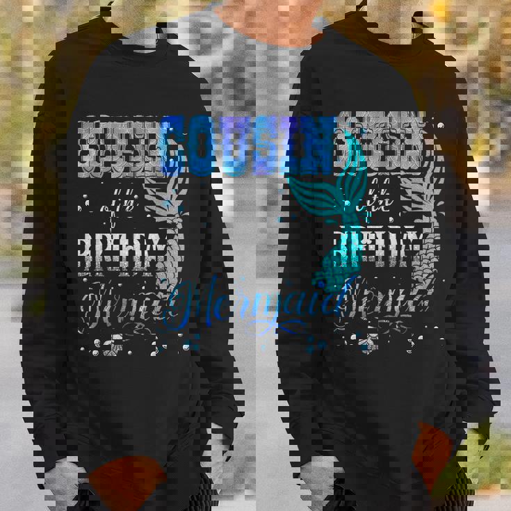 Cousin Of The Birthday Mermaid Themed Party Matching Family Sweatshirt ...