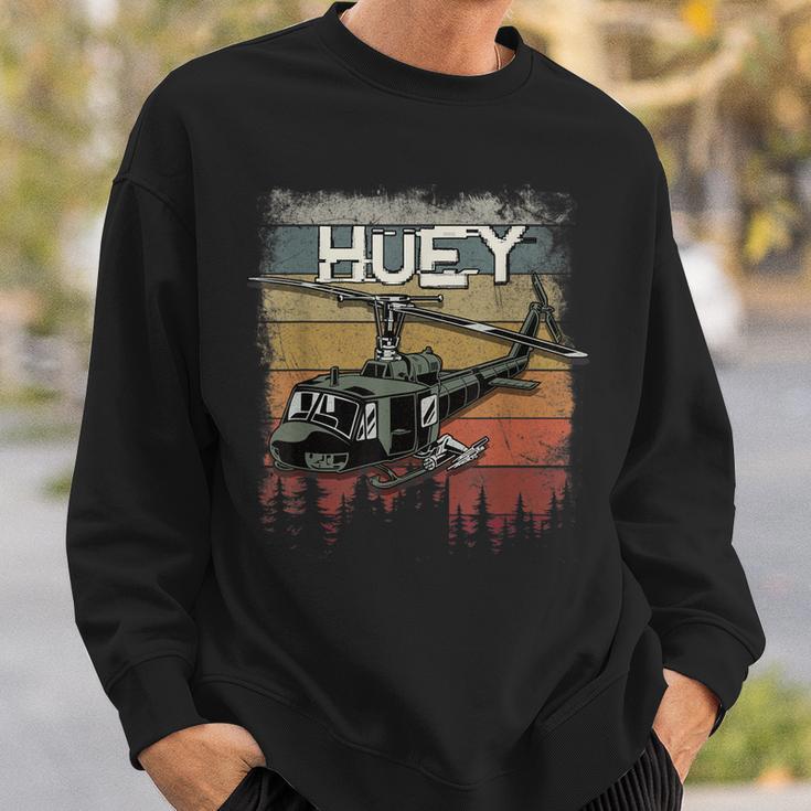 Huey Army Helicopter Military Armed Forces Helicopter Sweatshirt | Mazezy