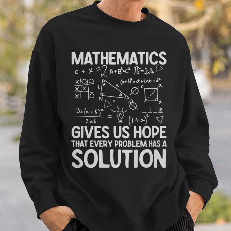 Mathematics Gives Us Hope That Every Problem Has A Solution Math Lover ...