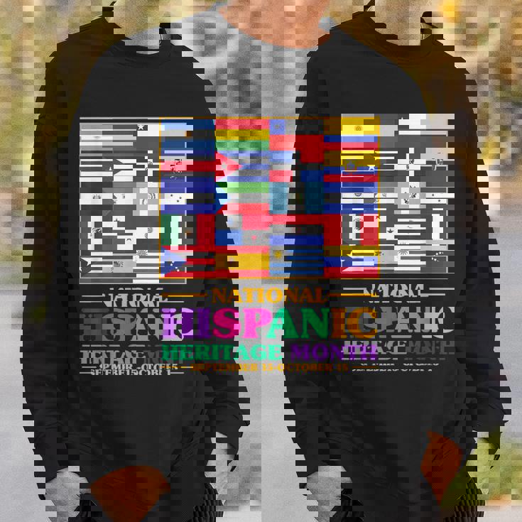 Hispanic Heritage Month Mes De La Herencia Hispana Sweatshirt - Monsterry