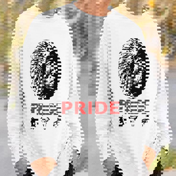 Proud Indigenous Native American Indian Chief Tribal Pride Sweatshirt ...
