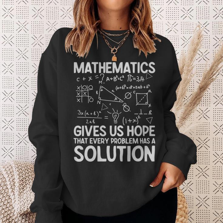 Mathematics Gives Us Hope That Every Problem Has A Solution Math Lover ...