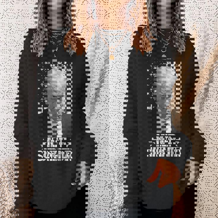 Shot T Vintage Never Surrender 2024 Sweatshirt | Mazezy