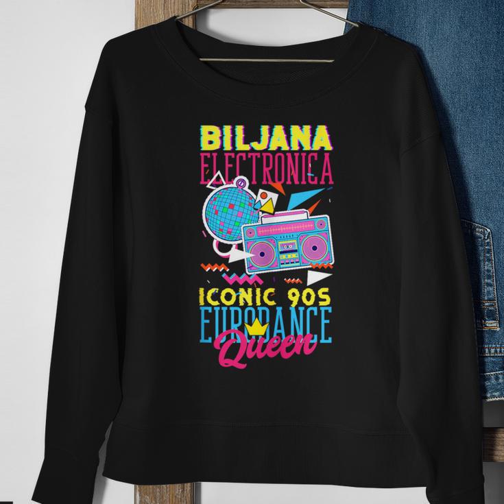Biljana Electronica Iconic 90S Eurodance Queen Sweatshirt | Mazezy
