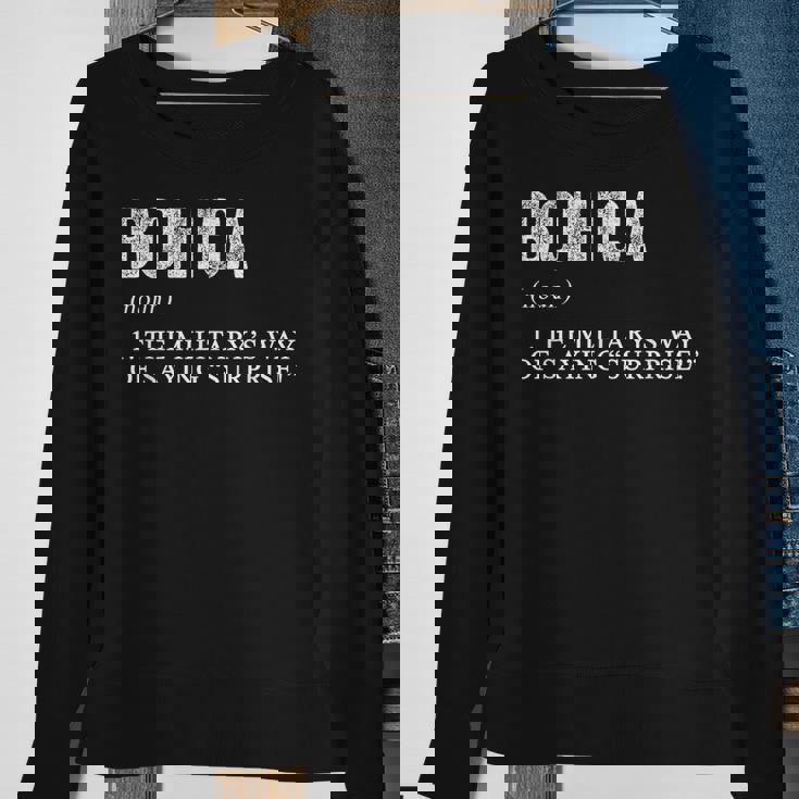 Bohica Definition Funny Phonetic Alphabet Military Humor Sweatshirt ...