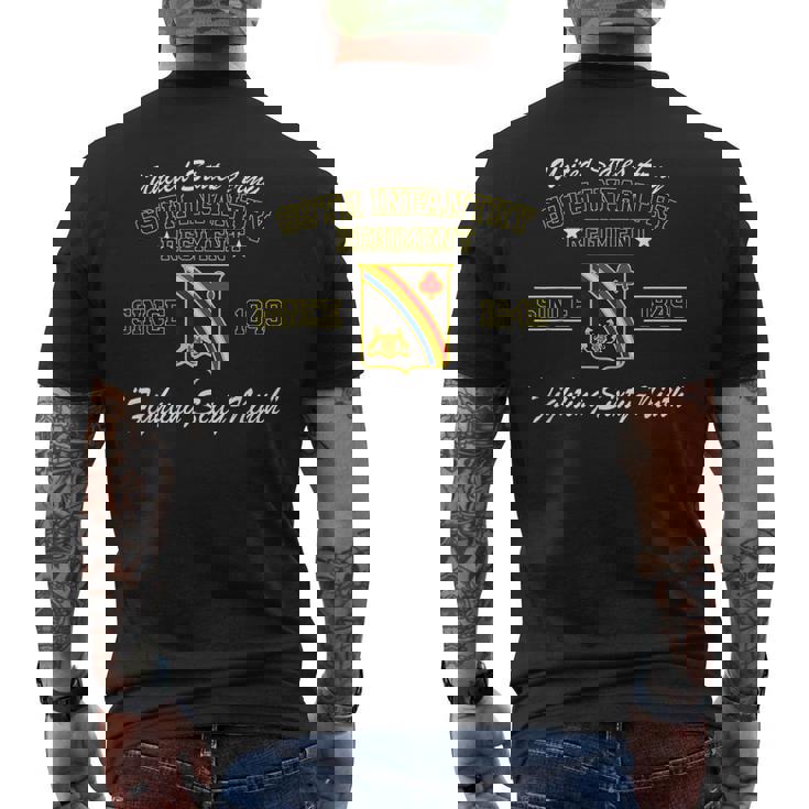 69Th Infantry Regiment Men's Back Print T-shirt | Mazezy