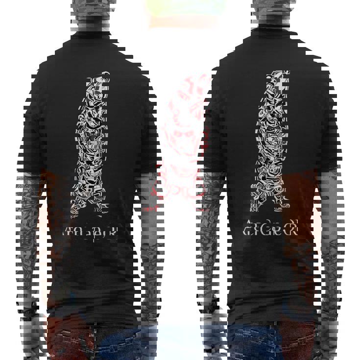 Arch Cape Oregon Native American Indian Brown Grizzly Bear Men's T ...