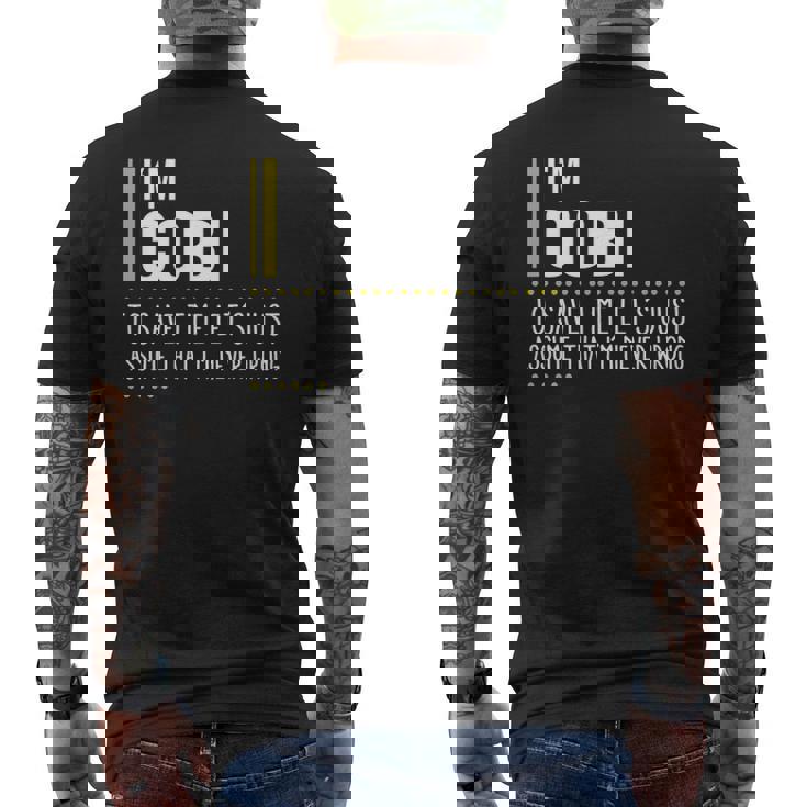 Cobi Name Gift Im Cobi Im Never Wrong Mens Back Print T-shirt | Seseable