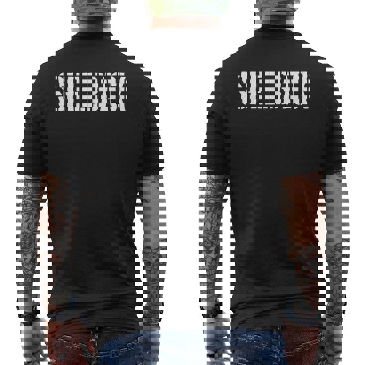 Crusty Shellback Anchor Proud United States Navy Veteran Men's Back ...