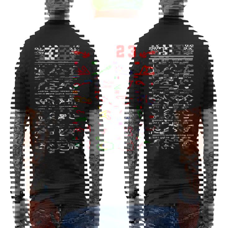 Formula Racing Open Wheel Race Car Fan 2023 World Circuits Mens Back ...