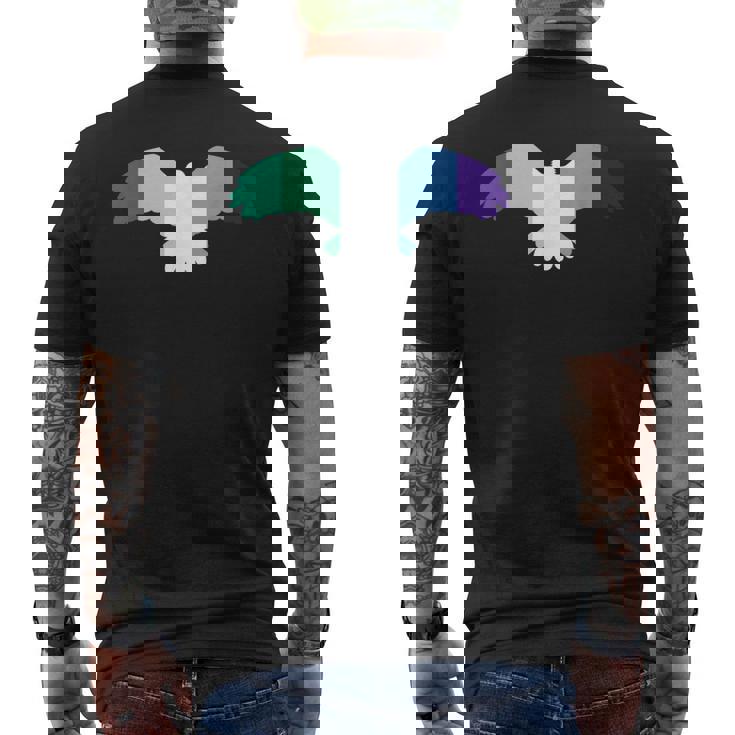 Gay Mlm Pride Eagle Subtle Lgbt Gay Male Mlm Flag Mens Back Print T ...