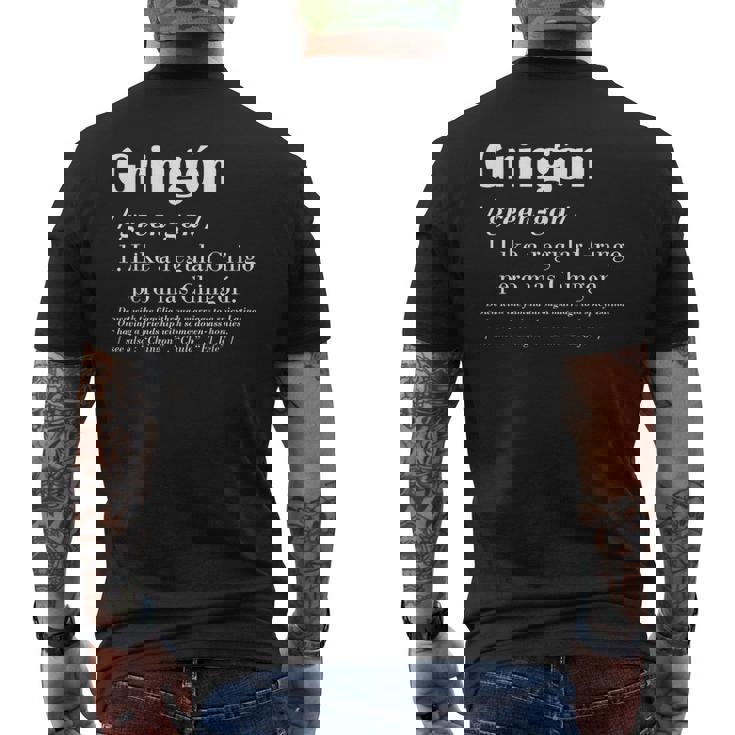 Gringon Green-Gon Like A Regular Gringo Pero Mas Chingon Mens Back ...