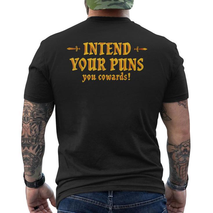 Intend Your Puns You Cowards Apparel Funny Unisex T-Shirt | Mazezy