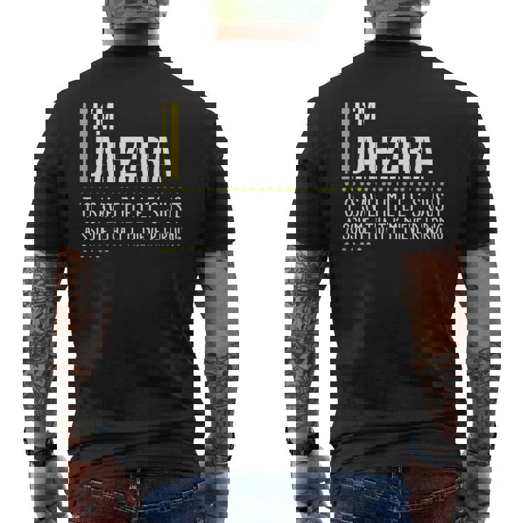 Jahzara Name Gift Im Jahzara Im Never Wrong Mens Back Print T-shirt ...