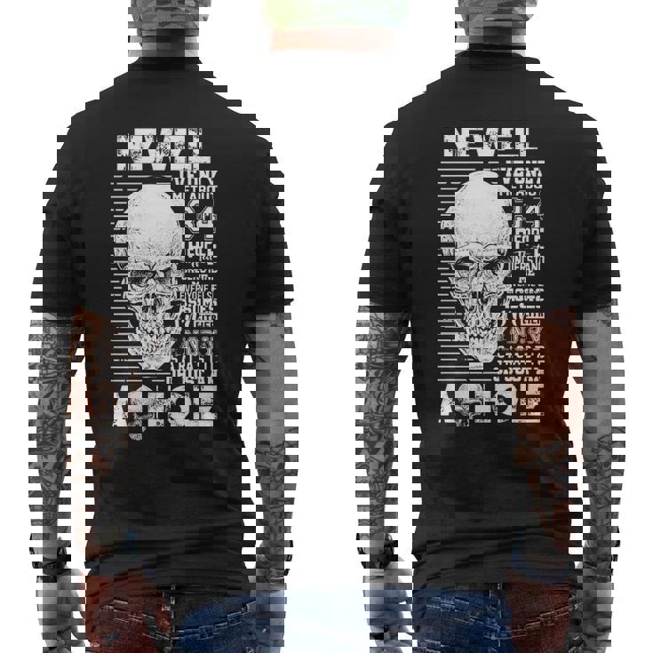 Newell Name Gift Newell Ively Met About 3 Or 4 People Mens Back Print T ...