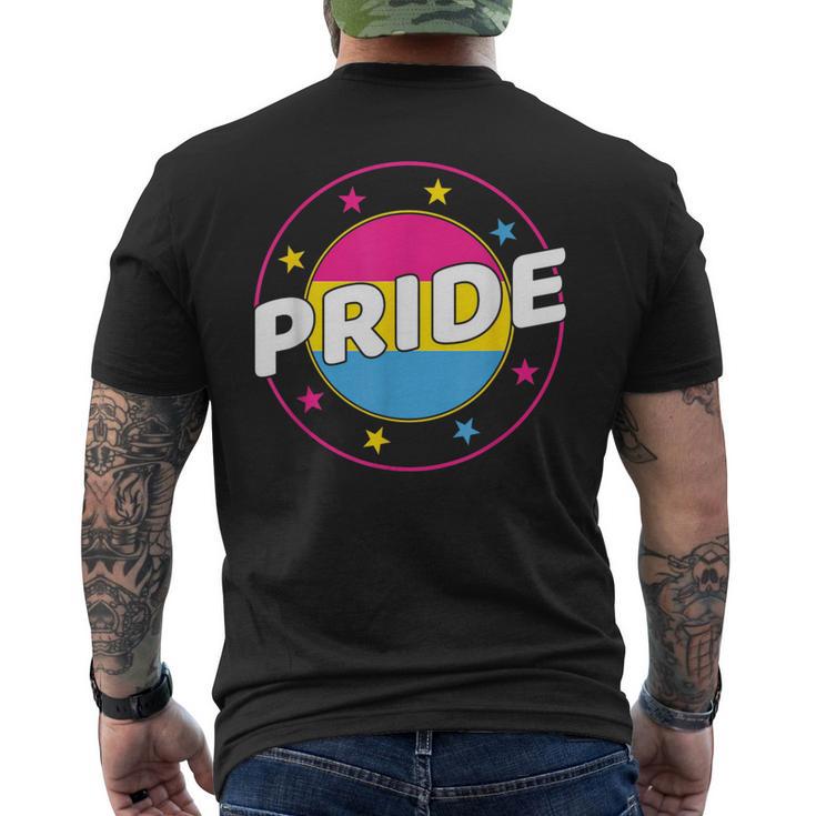 Pan Pride Pansexual Pride Lgbtq Mens Back Print T-shirt | Mazezy