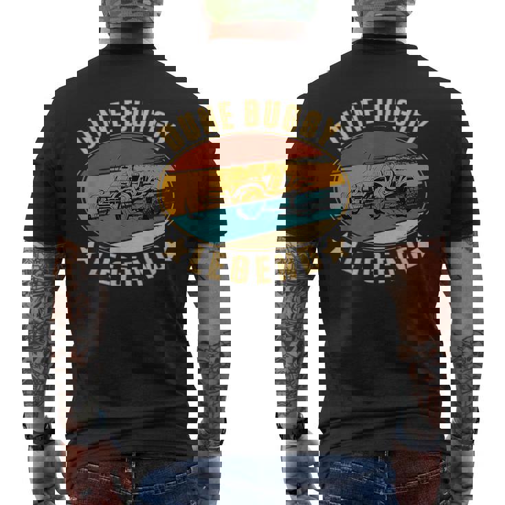 Retro Vintage Beach Car Dune Buggy Legend Mens Back Print T-shirt | Mazezy