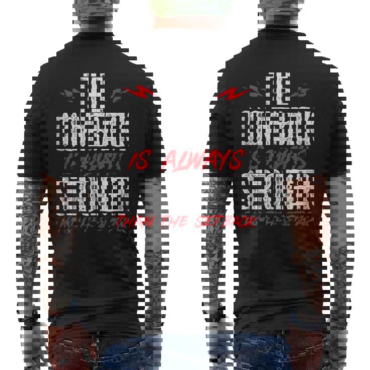 The Comeback Is Always Stronger Than The Setback Motivation Mens Back ...