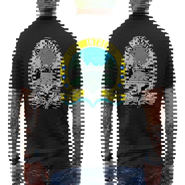 Uss Intrepid Aircraft Carrier Cv-11 Aircraft Carrier Mens Back Print T ...