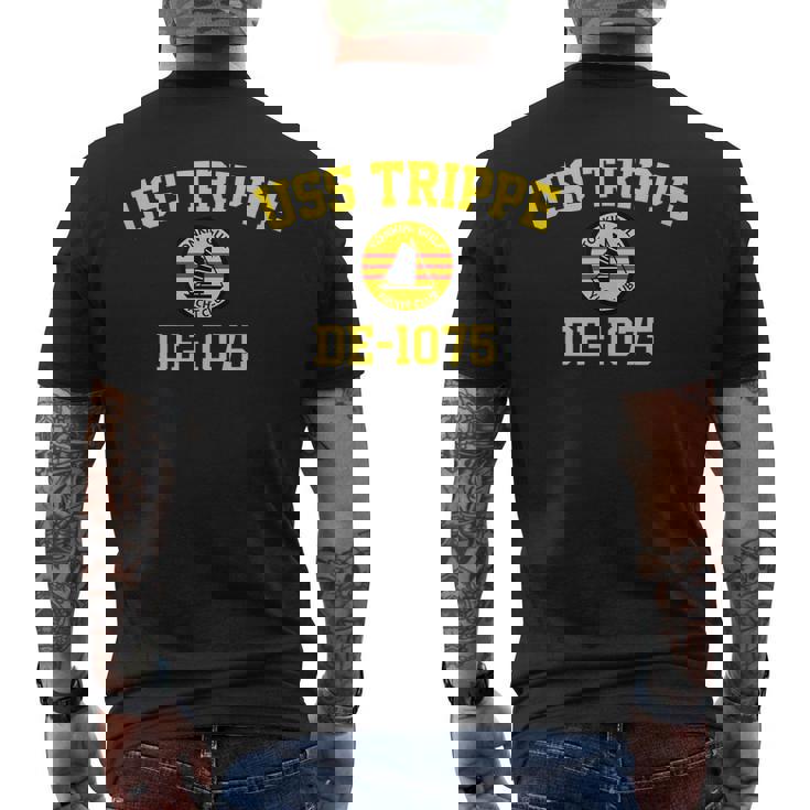 Uss Trippe De1075 Tonkin Gulf Yacht Club Men's Back Print T-shirt | Mazezy
