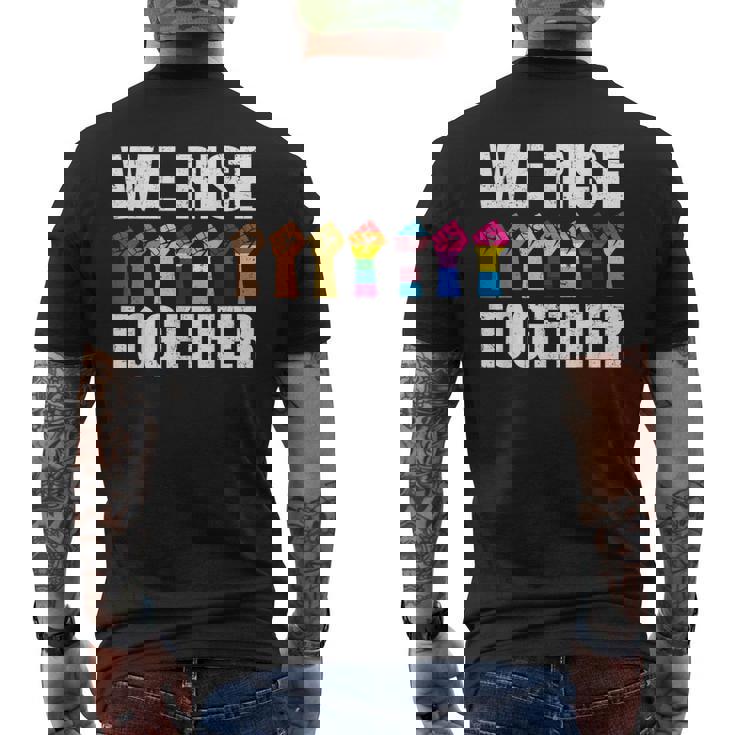 We Rise Together Black Lgbt Gay Pride Support Lgbtq Parade Mens Back ...