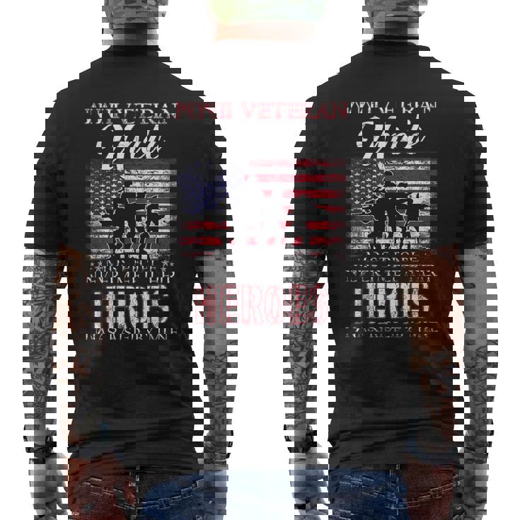 Wwii Veteran Uncle Most People Never Meet Their Heroes Men's Back Print ...