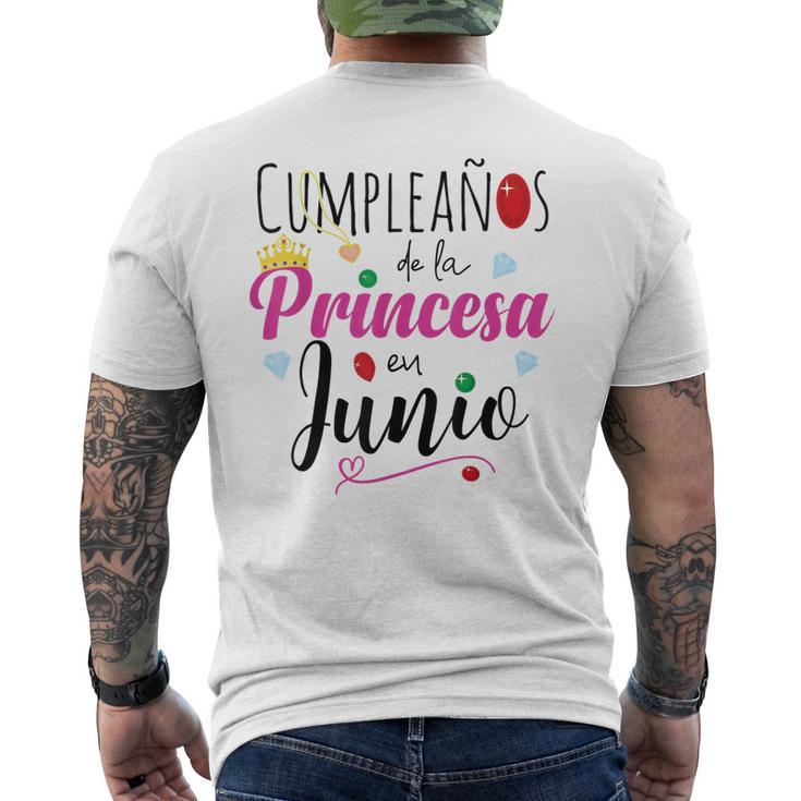 Cumpleanos Princesa Junio Latina Birthday Princess Apparel Men's Back ...